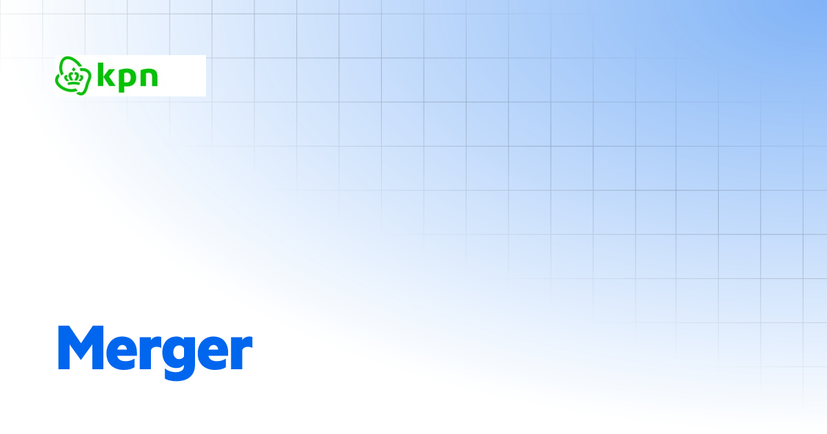 Merger | KPN Things User Guide