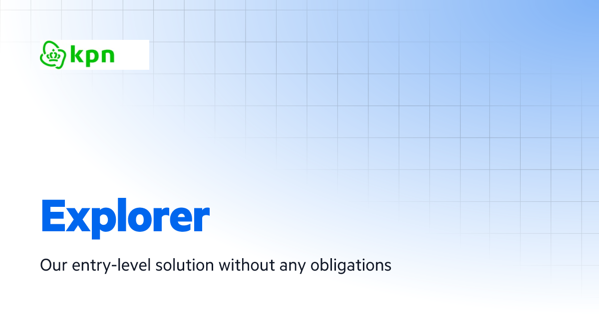 Explorer | KPN Things User Guide